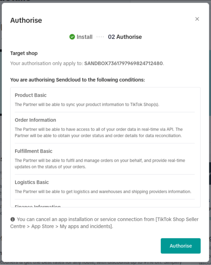 Connecting TikTok Shop to Sendcloud – Sendcloud Help Center